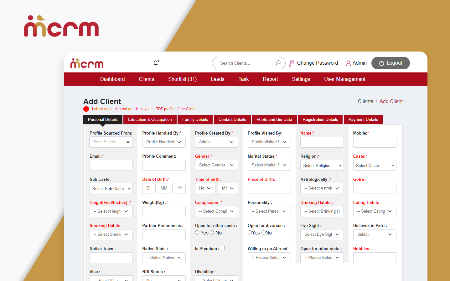 Best Matrimonial CRM Software, Marriage Bureau Software, Matrimonial Software